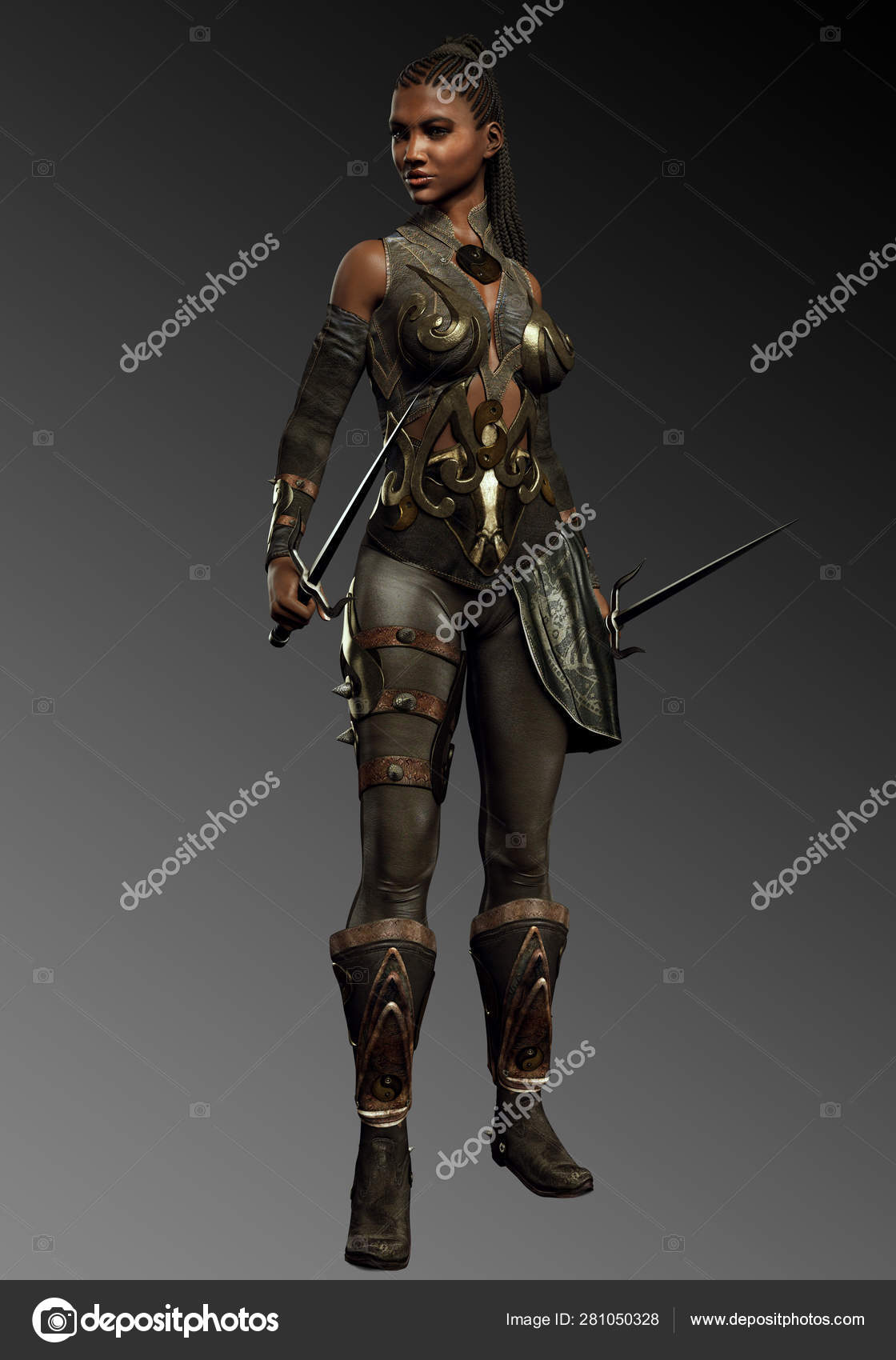 Fantasy Skinnrustning