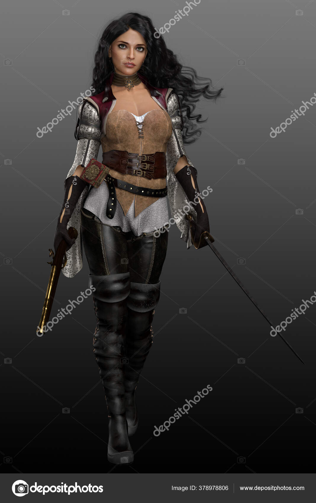 Female Steampunk Knight