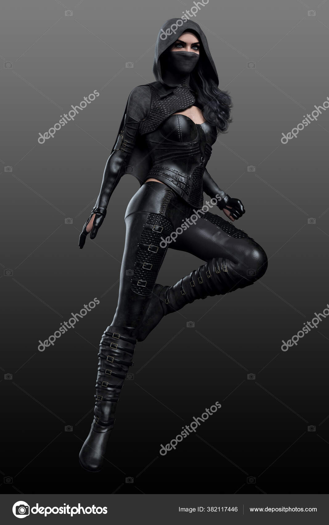 Rogue Leather Armor Black