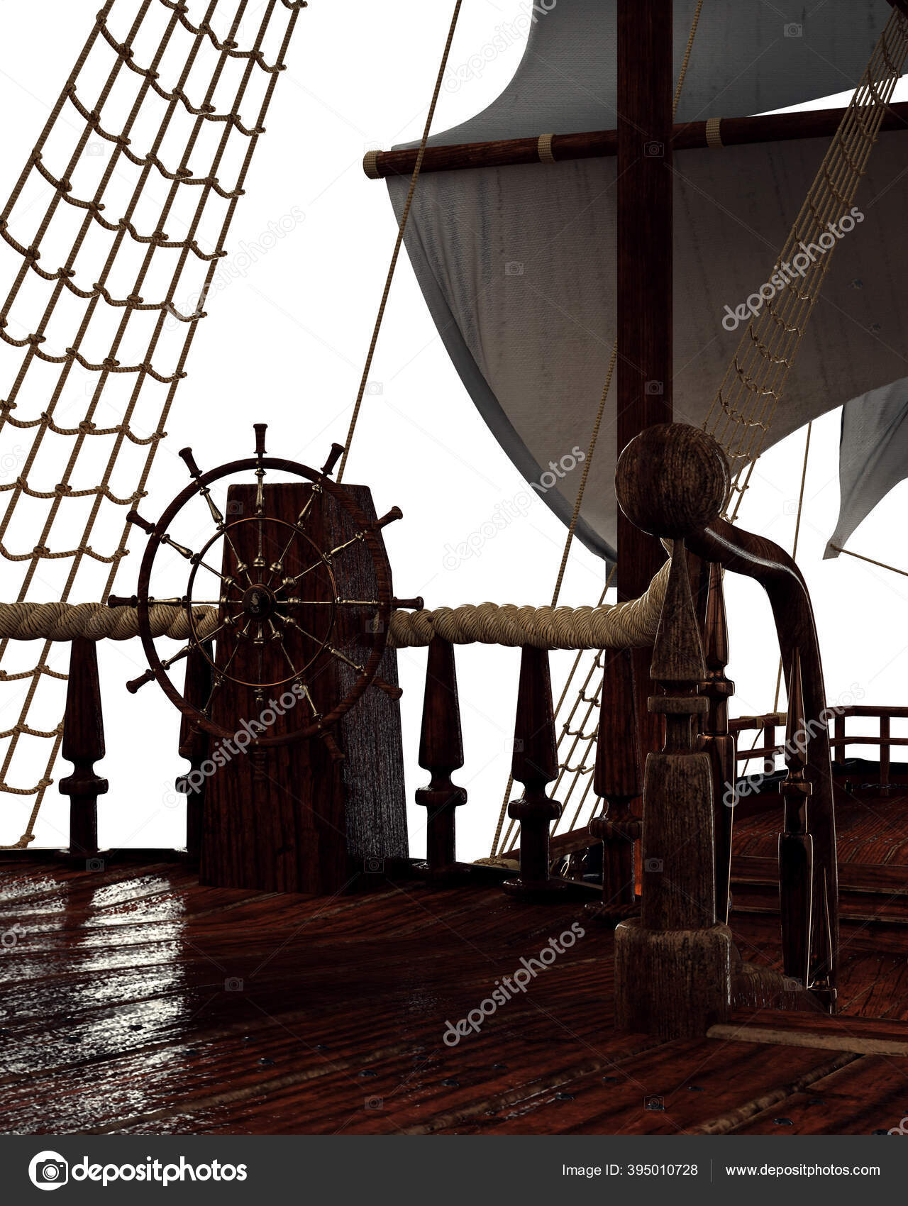 Real Pirate Ship Deck
