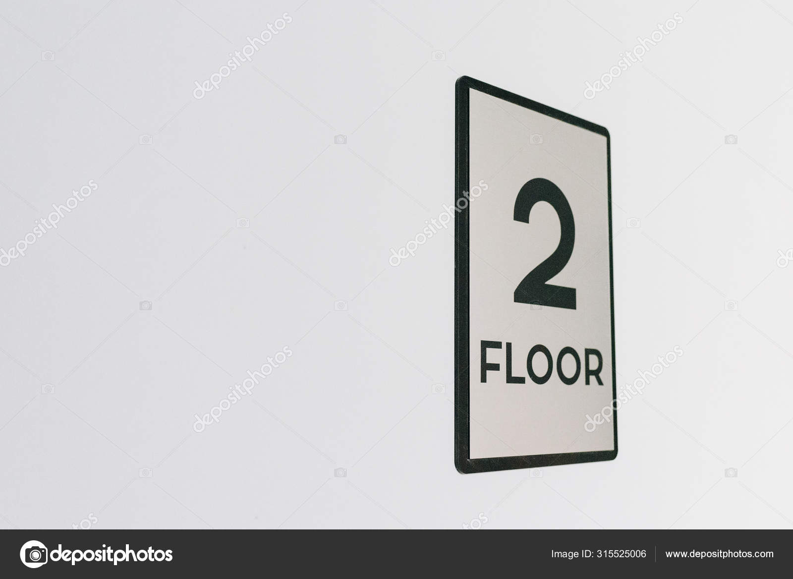 Second floor sign rectangular Stock Photo by ©Anastasiia.Chepinska ...