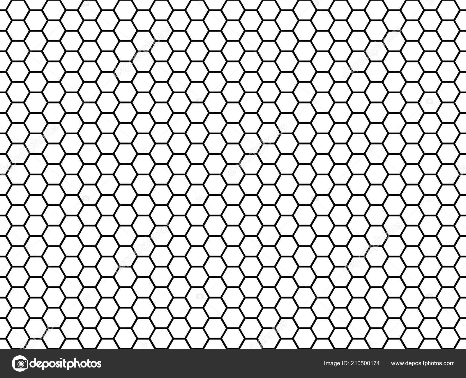 Hexagonal cell texture. Honey hexagon cells, honeyed comb grid texture ...