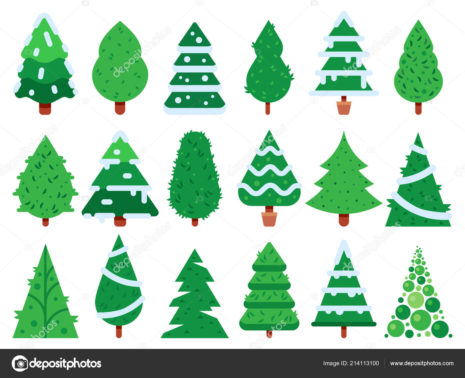 Simple Christmas Tree Vector