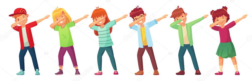 Dabbing boy Vector Art Stock Images | Depositphotos