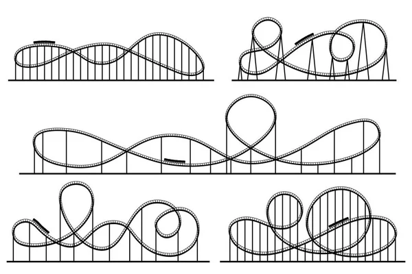 513 Roller coaster outline Vector Images | Depositphotos
