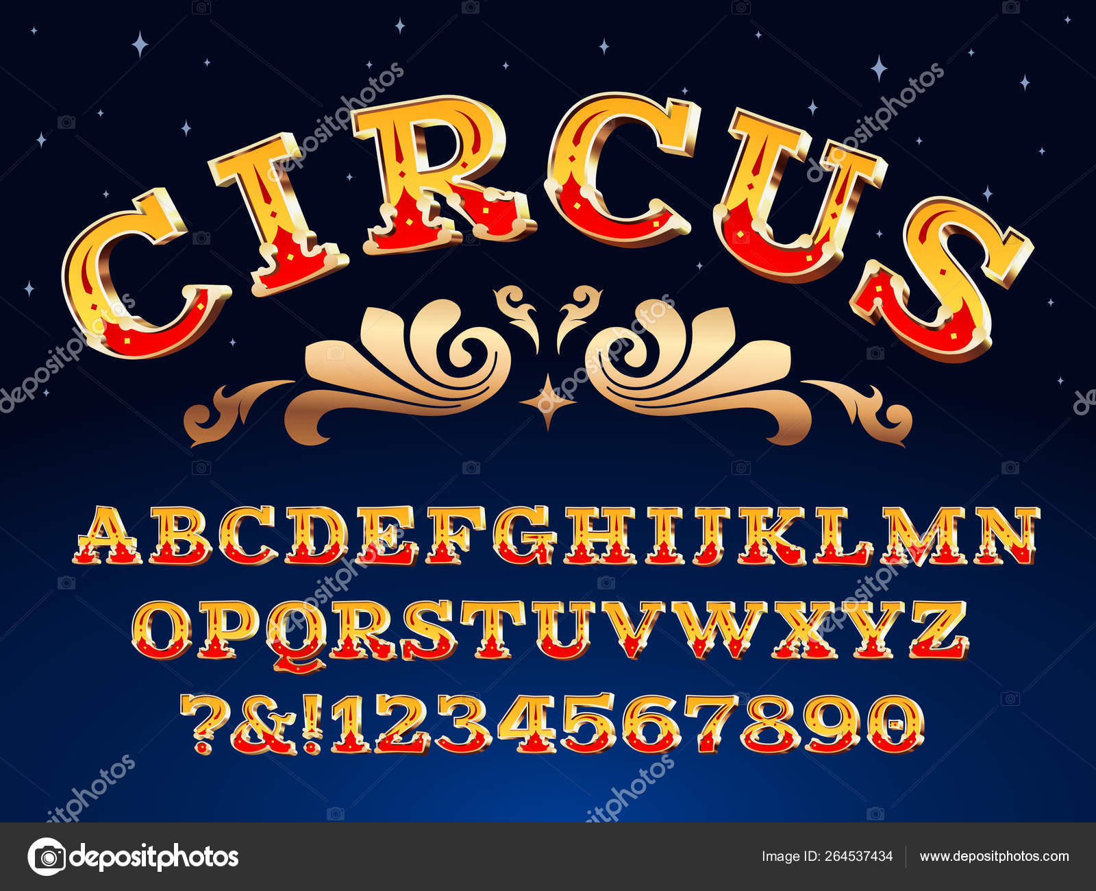 Victorian Font Numbers