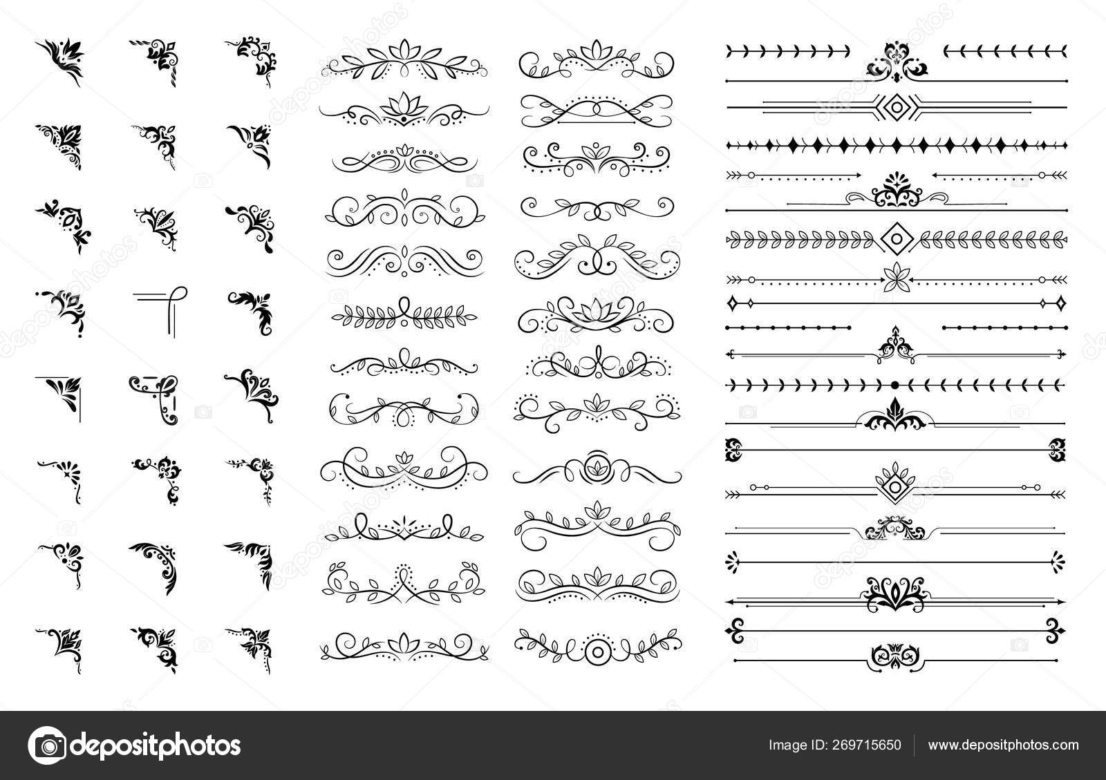 Filigree Heart Corner Border