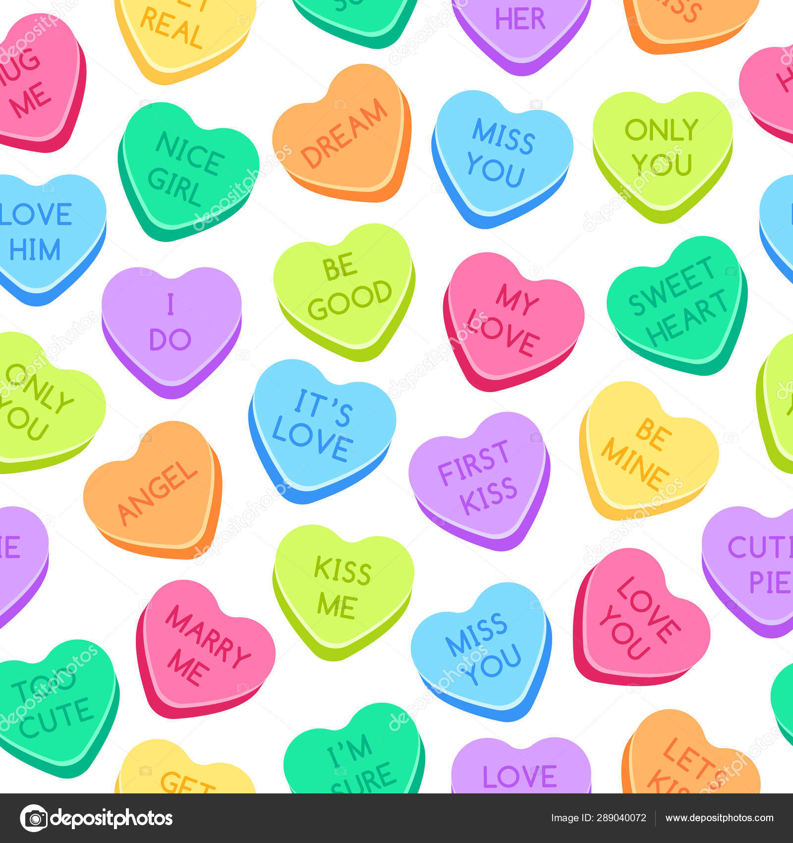 Valentines Heart Candy Be Mine