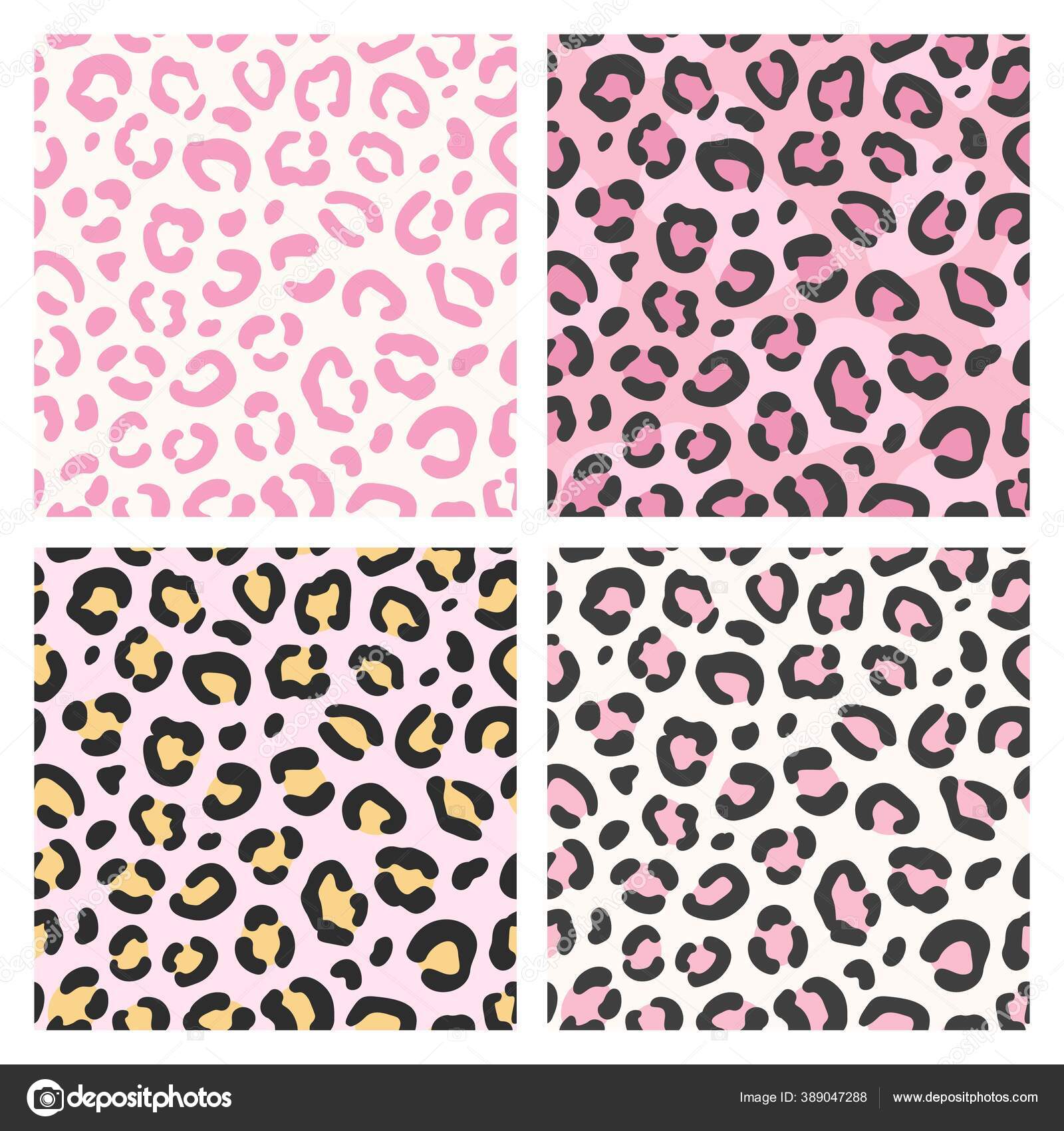 Pink Leopard Print Wallpaper