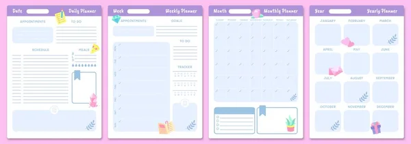 Funny planner templates. Daily, weekly, monthly and yearly planners ...
