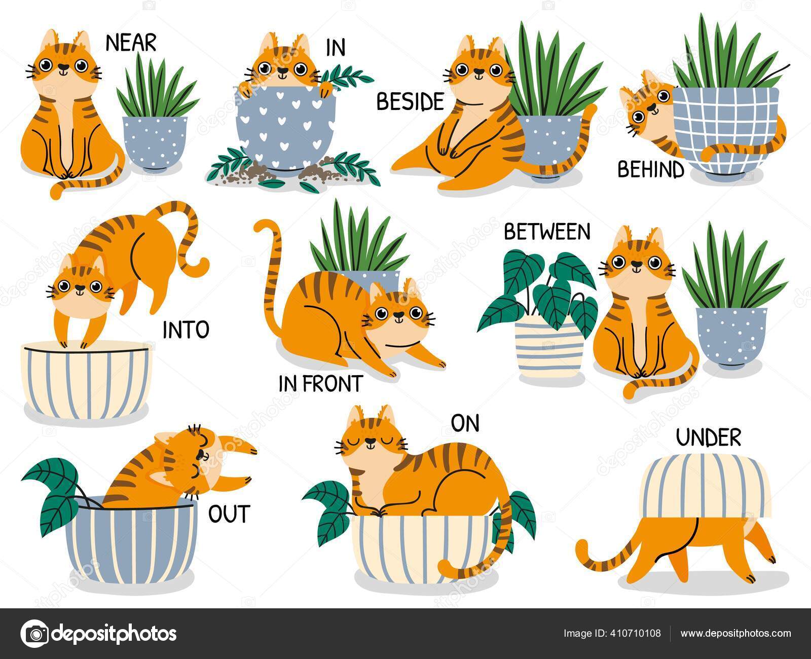 Beside Preposition Clipart