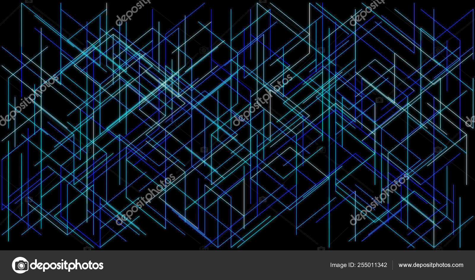 Abstract Particles Lines Texture Digital Computer Image Generative ...