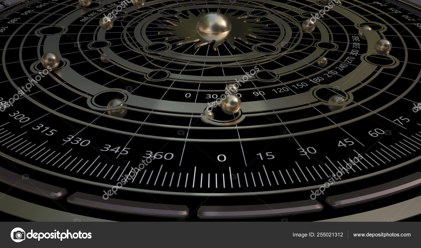 Astrolabe Metaphorical Structure Solar System ⬇ Stock Photo, Image by ...