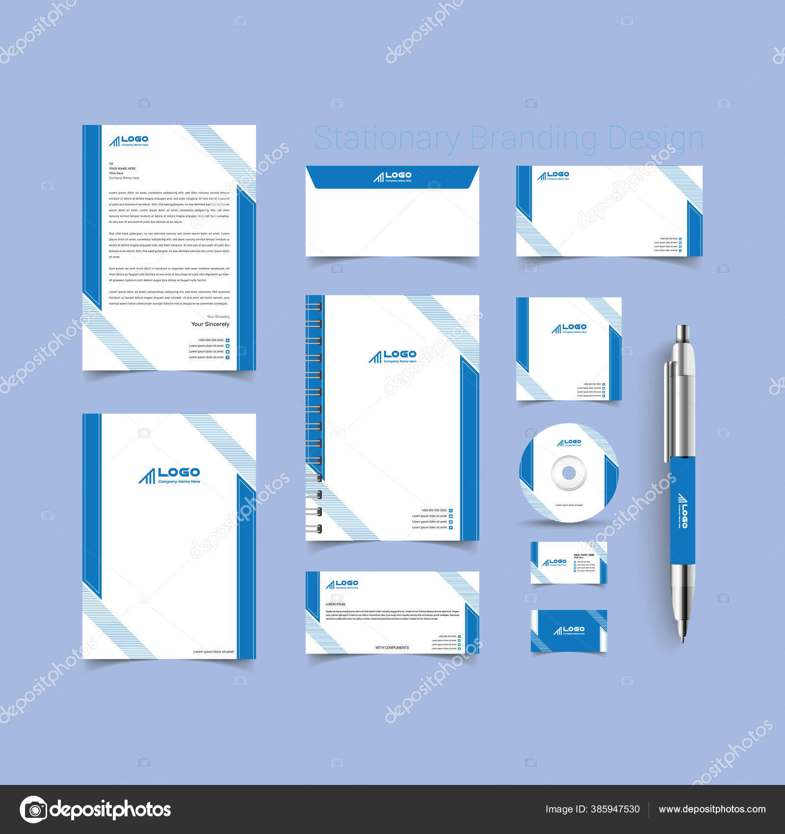 Stationery Set Design