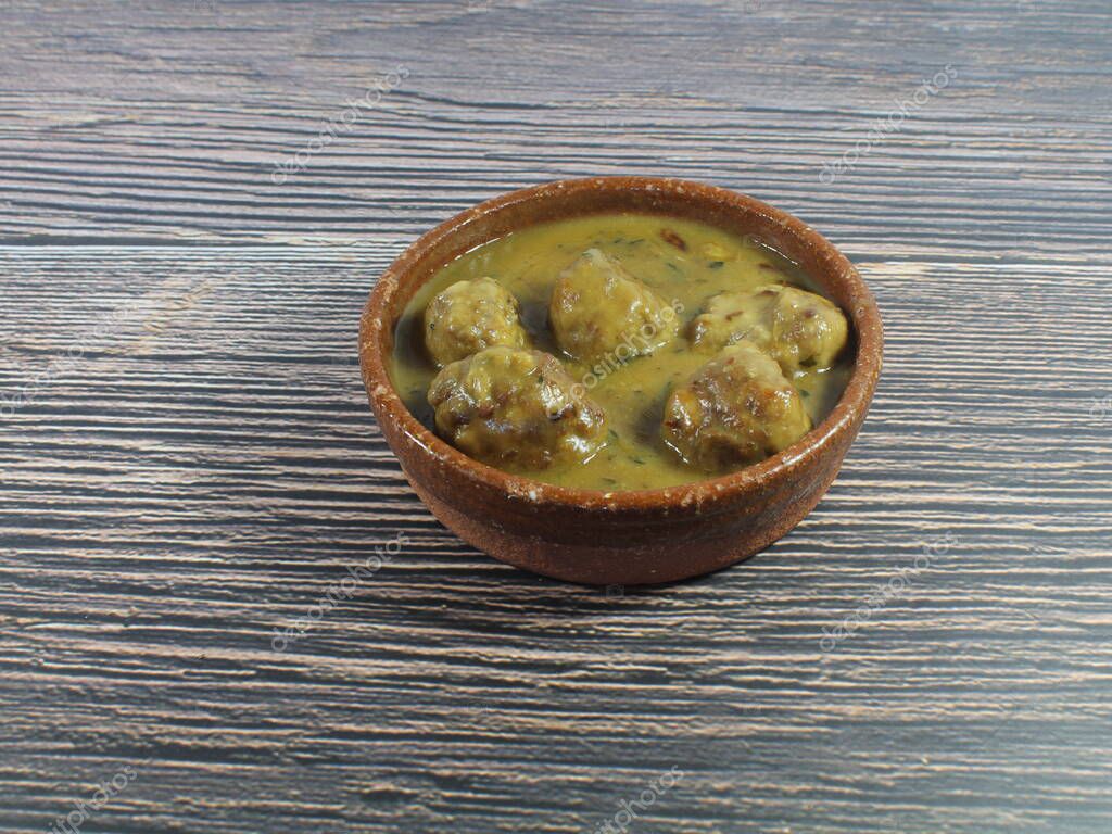 bolas carne picada deliciosas bolas comida clásica típica 2022