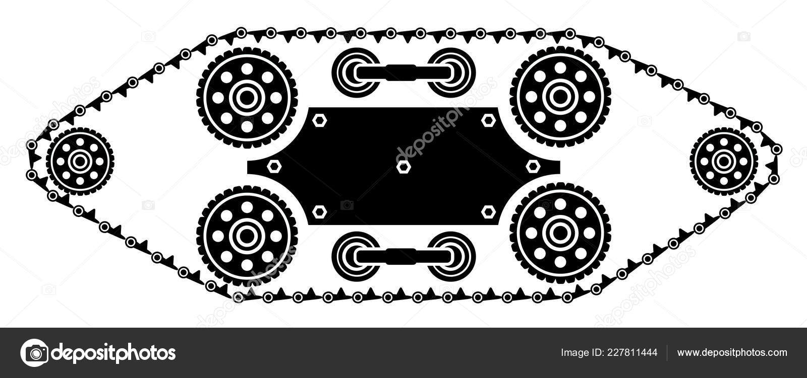 Tank Tracks Clipart