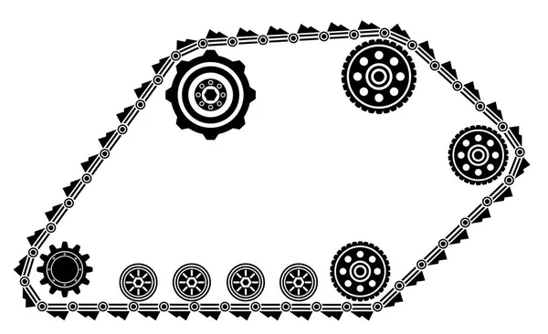 Tank Tracks Clipart