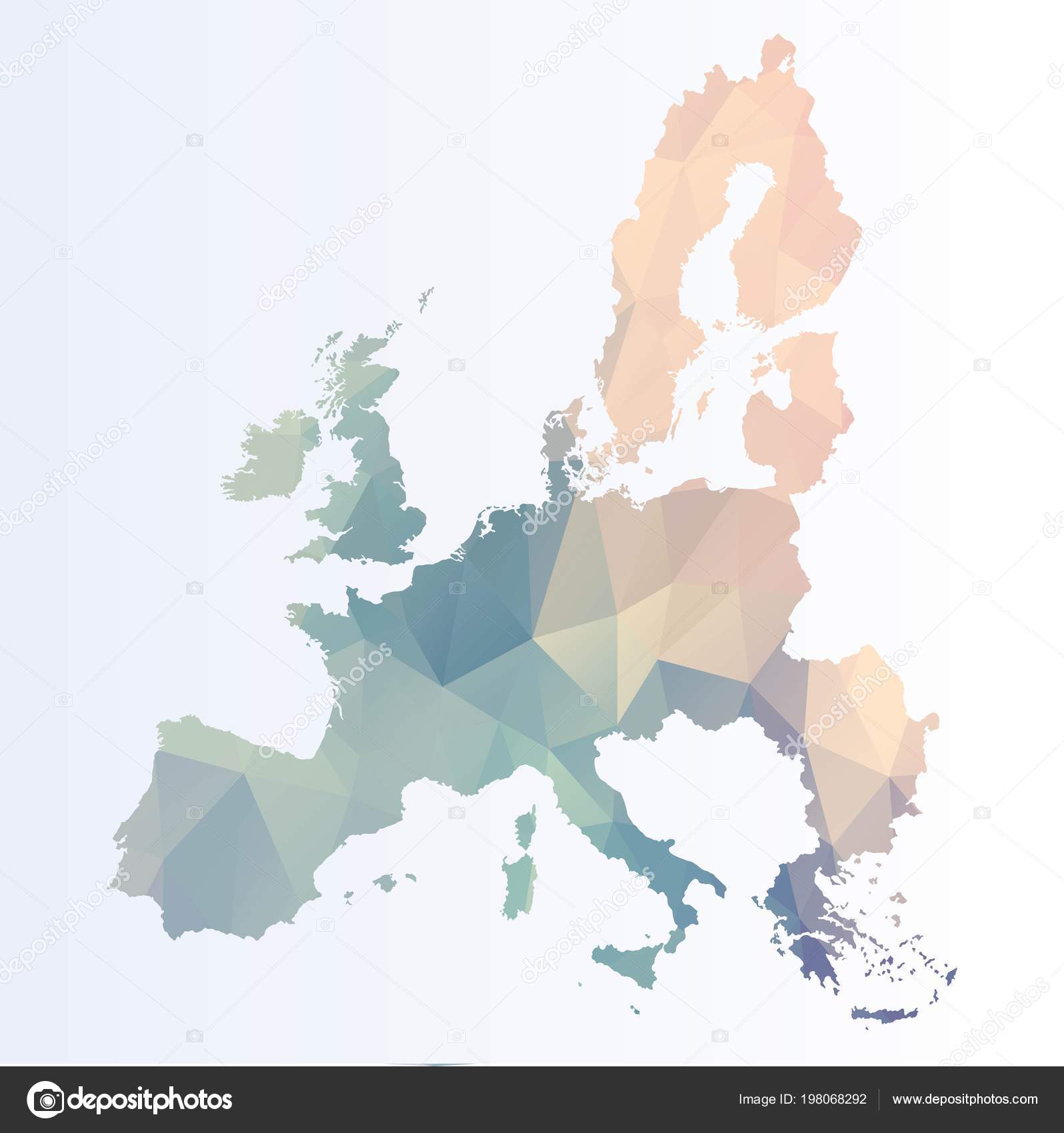 Polygonal Map Stock Vector Image by ©BlackLava36 #198068292