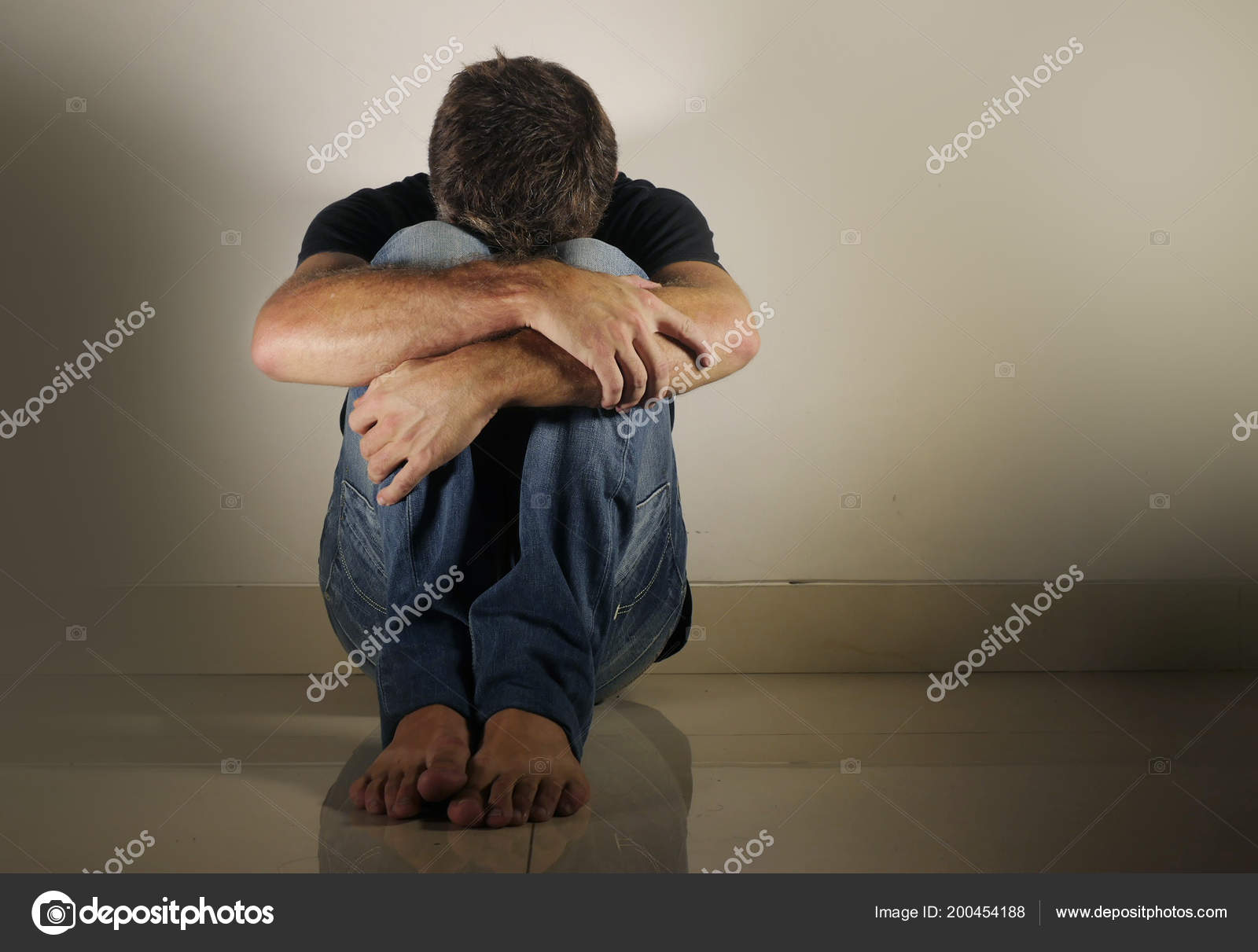 Crying Person Sitting