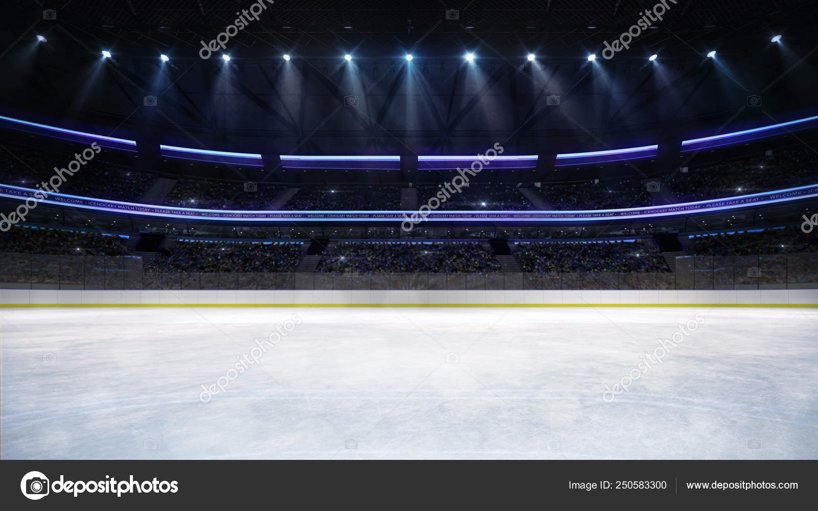 Nhl Hockey Rink Background