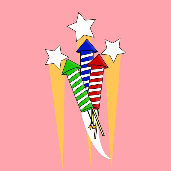 Cartoon Firework Rocket