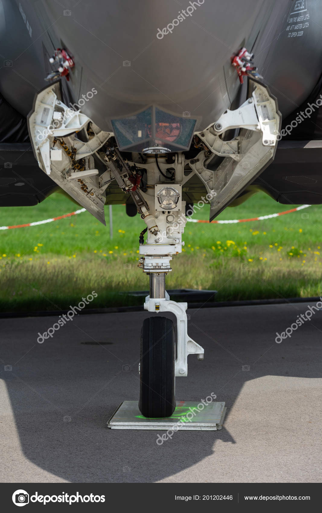 Berlin Germany April 2018 Main Landing Gear Stealth Multirole Fighter ...