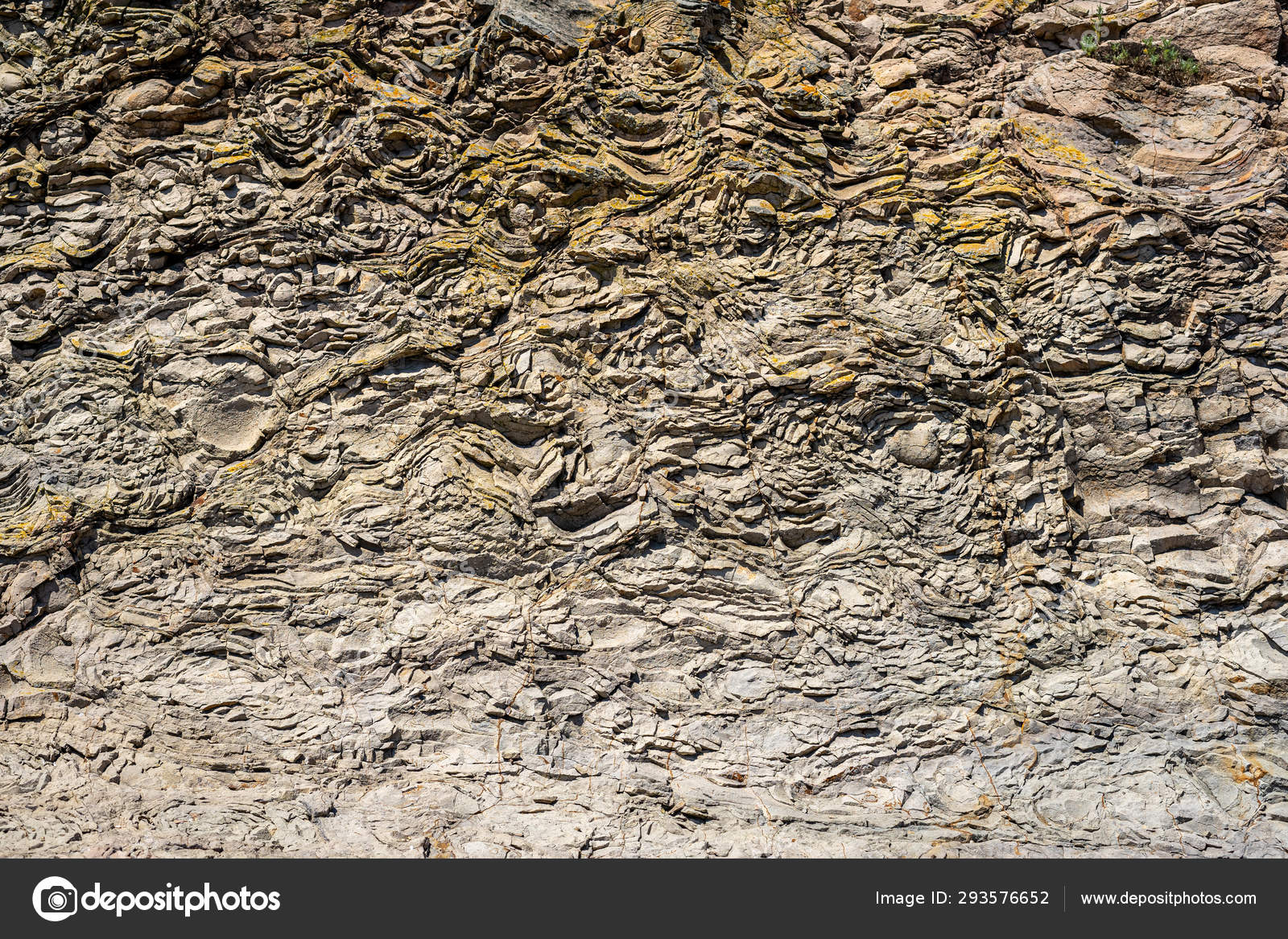 Sedimentary Rock Structure Natural Stone Background Stock Photo by ©S ...