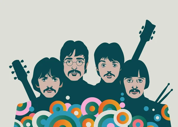 The beatles imágenes de stock de arte vectorial | Depositphotos