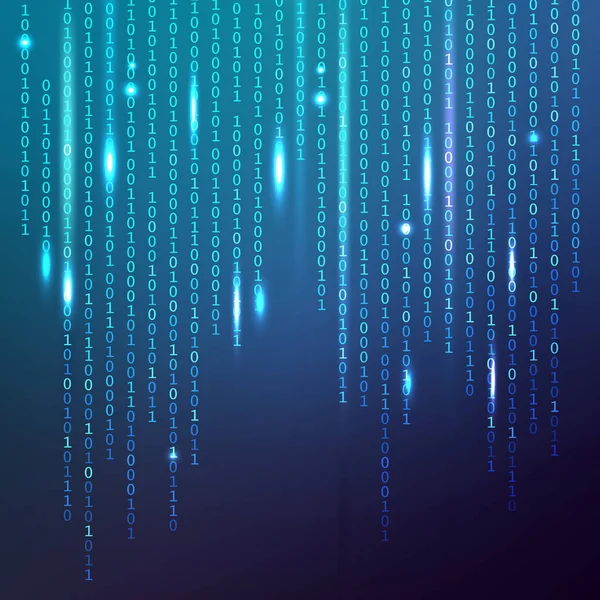 Abstract technology background. Vector binary code — Stock Vector ...