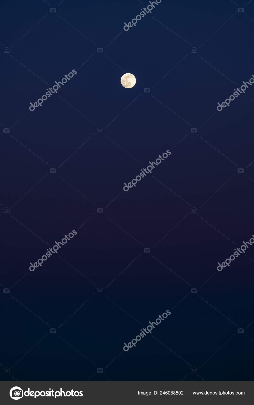 Full Moon Dusk — Stock Photo © chiyacat #246088502