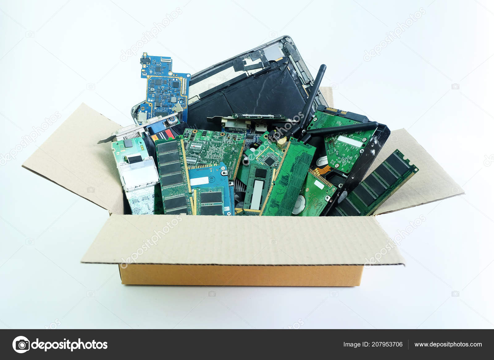 Pile Of Computer Parts