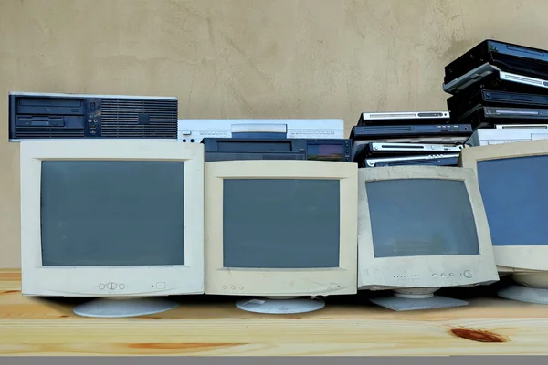 Vintage computer stack Stock Photos, Royalty Free Vintage computer ...