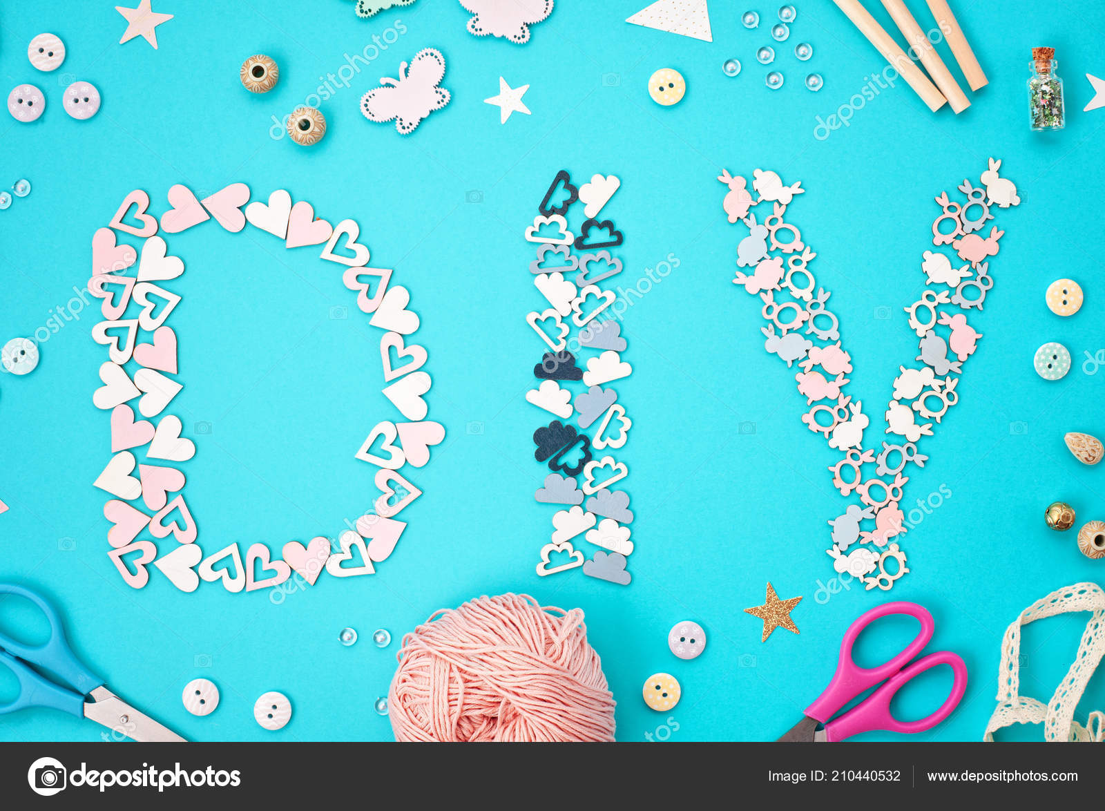 Diy Text Made Different Forms Concept Handmade Project Lessons Crafts ...