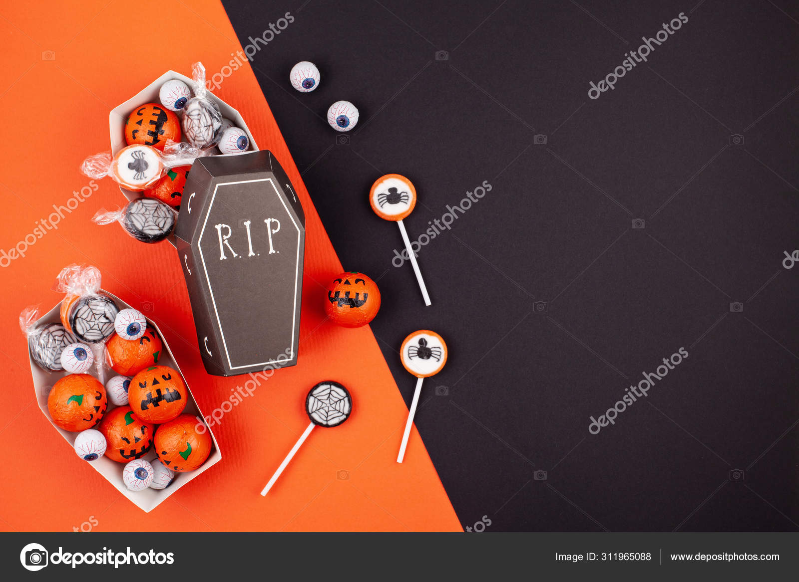 Funny pumpkins with googly eyes over the white background — Stock Photo ...
