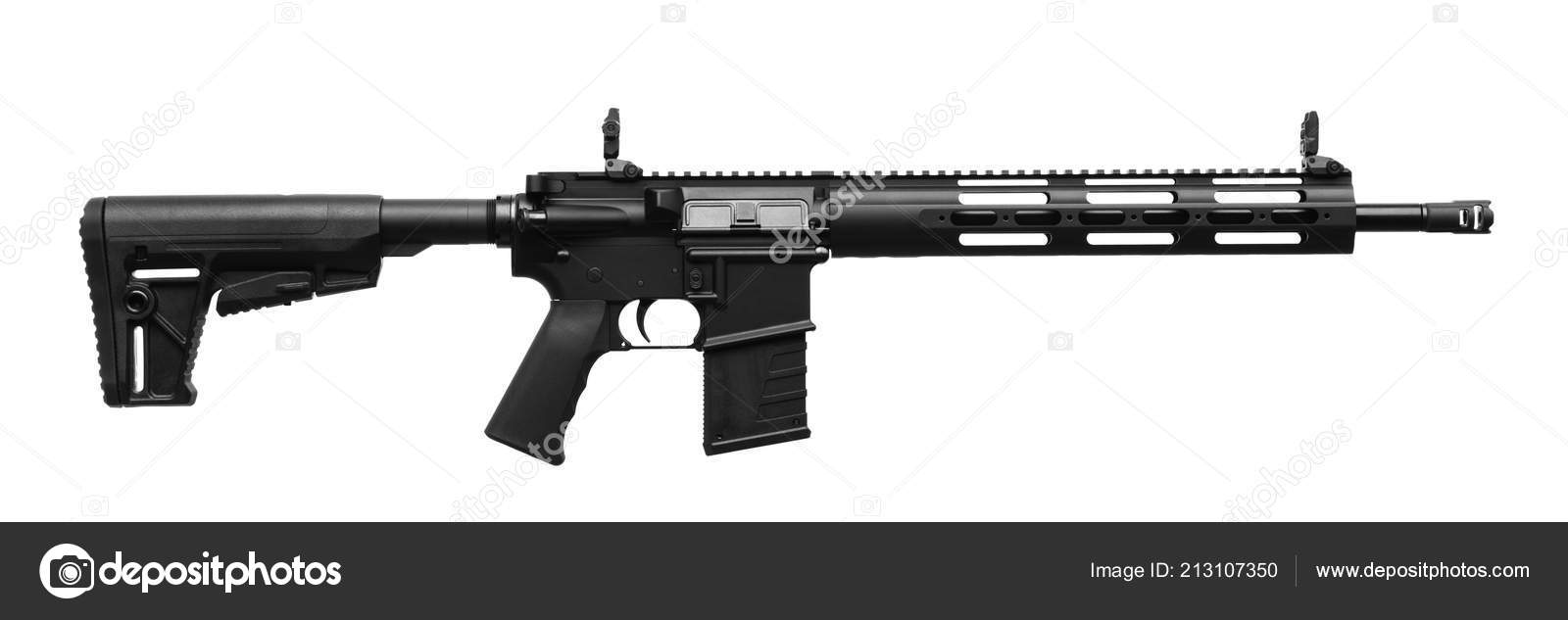 Gun Rifle Isolated White Background Stock Photo by ©4solidwork.gmail ...