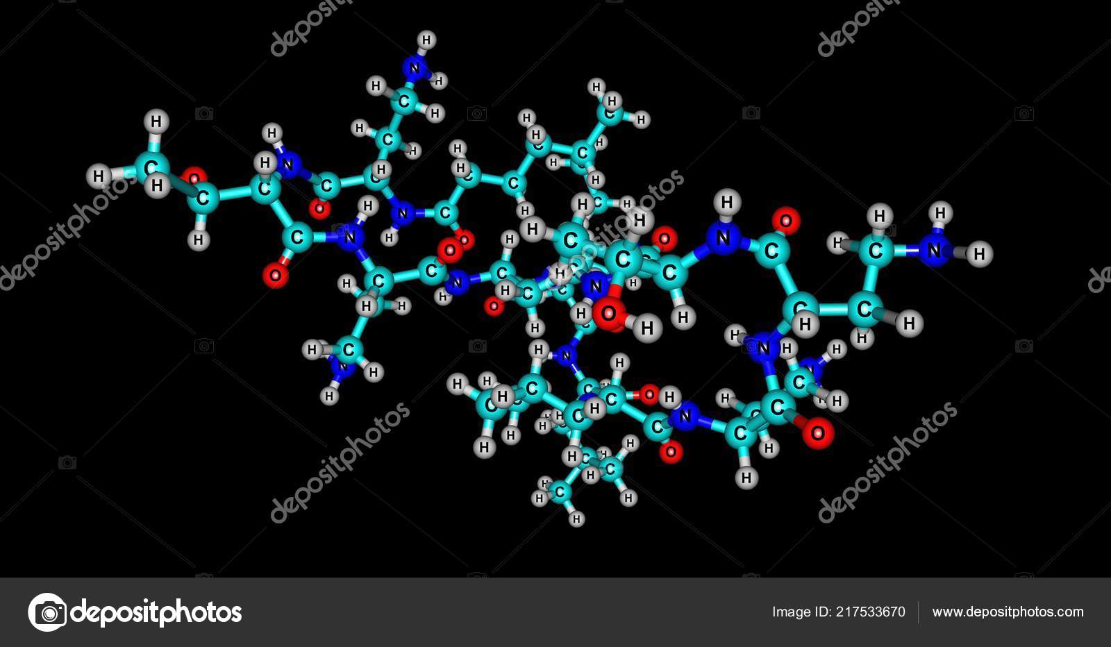 Colistin Polymyxin Antibiotic Produced Certain Strains Bacteria ...