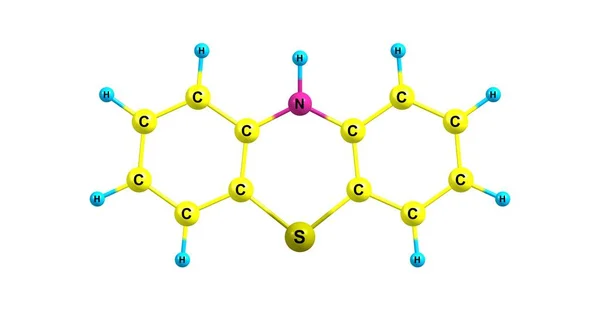 Phenothiazine or PTZ is an organic compound that is related to the ...