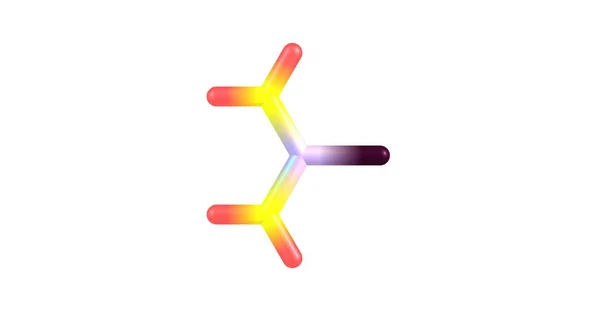 Estructura molecular de tiourea aislada en blanco 2023