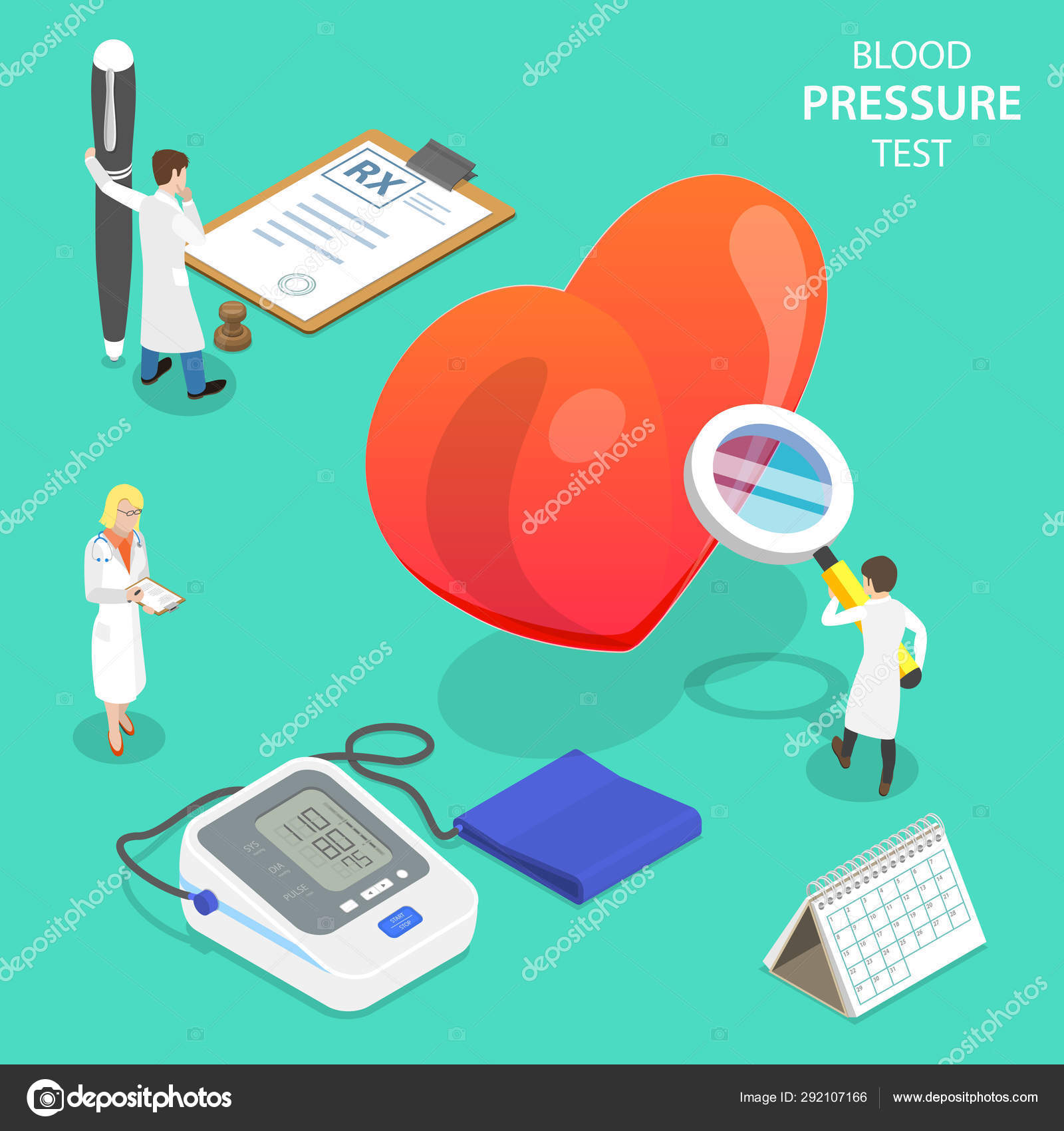 Blood Pressure Screening Clipart