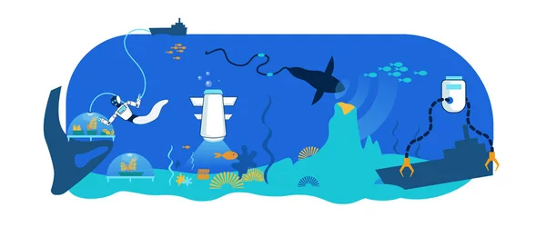 Subsea technology Vector Art Stock Images | Depositphotos