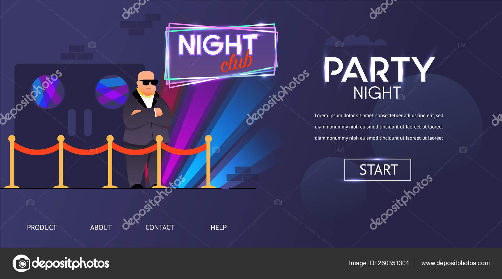 Outside Nightclub Entrance