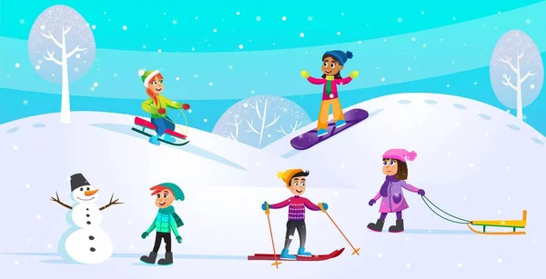 100,000 Winter activities Vector Images | Depositphotos