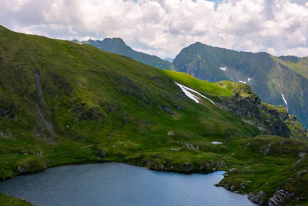 Lake Balea in Fagarasan mountains, Romania Stock Photo by ©pellinni ...