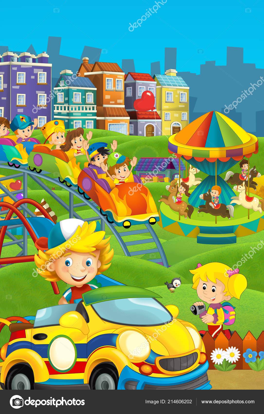 Imagem De Desenho Animado De Playground Bolhas E Balões 🤩🎈