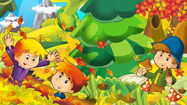 Going On A Quest Clipart Of Children