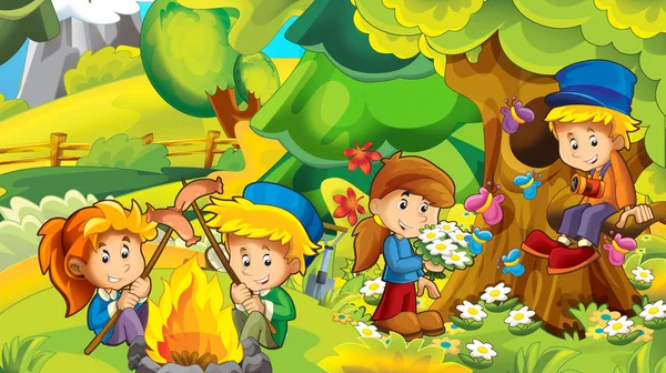 Going On A Quest Clipart Of Children