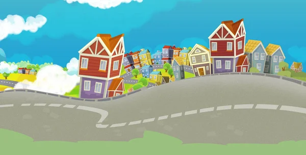 Cartoon village map Stock Photos, Royalty Free Cartoon village map ...