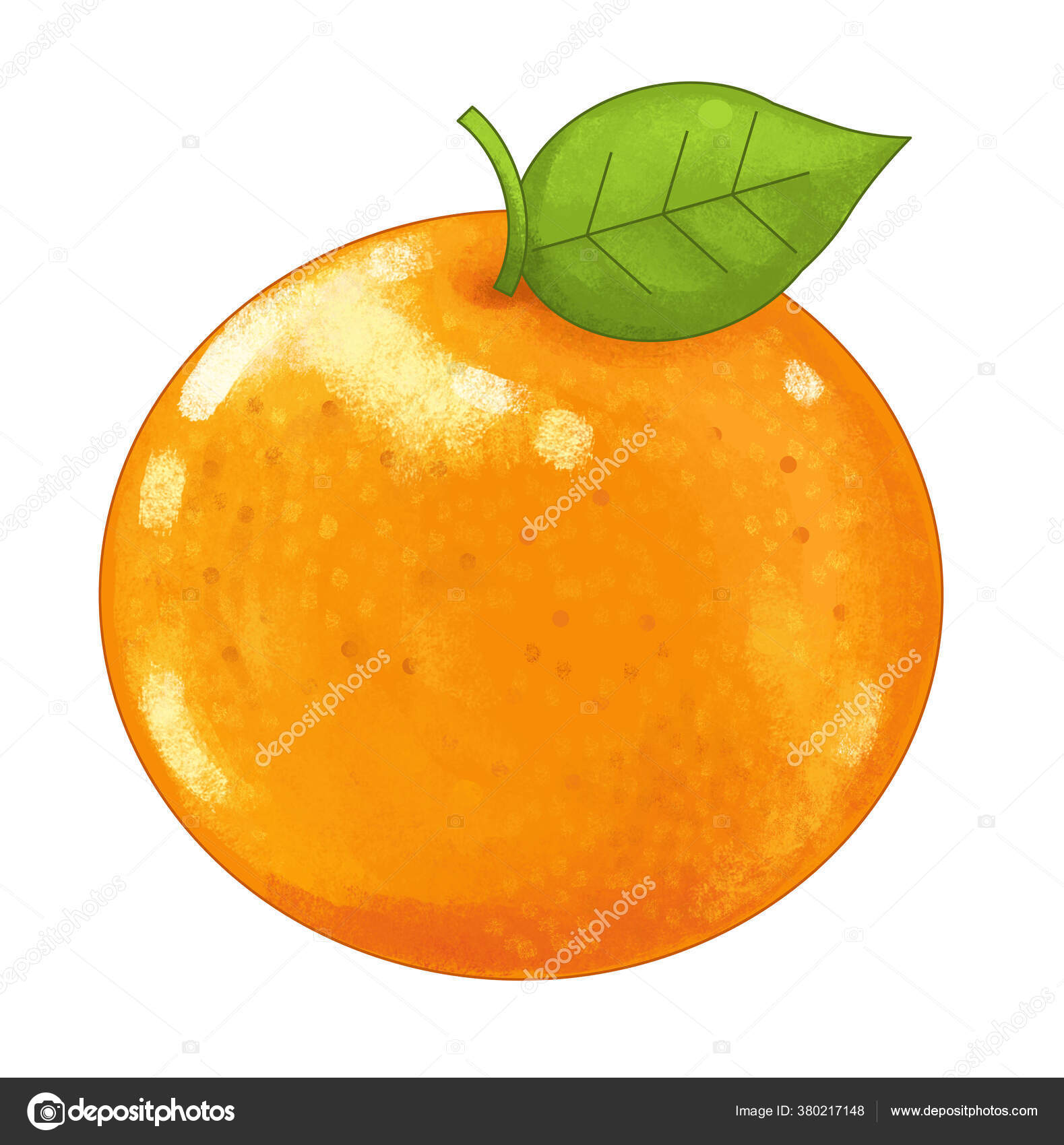 Dessin Orange Pour Les Enfants