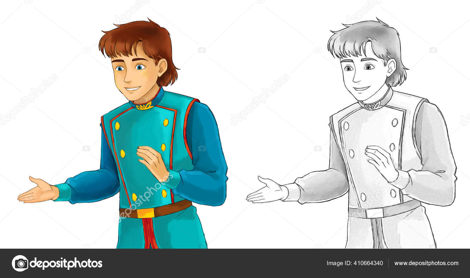Handsome Prince Clipart
