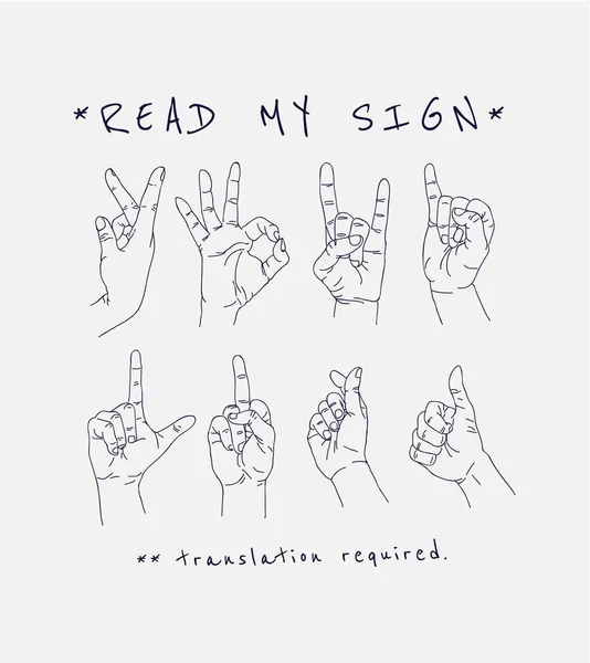 41 Handsign Vector Images, Handsign Illustrations | Depositphotos